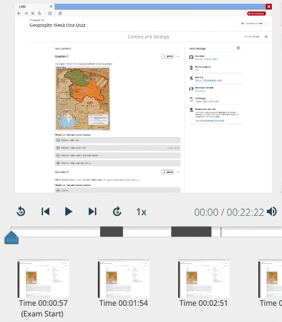 “Screen Only” Recording for Respondus Monitor – Respondus Support